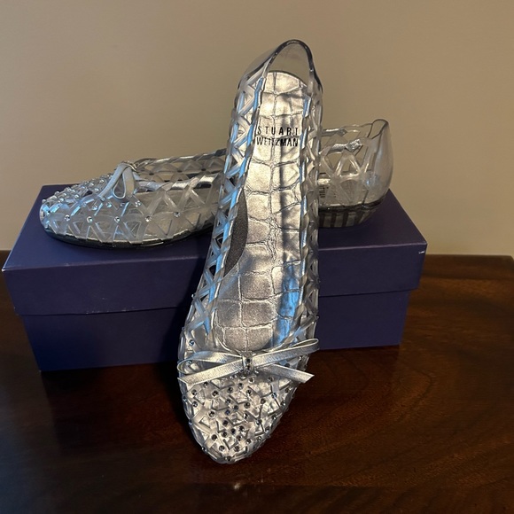 Stuart Weitzman | Shoes | Nwt Stuart Weitzman Jellystone Shoe Clear ...